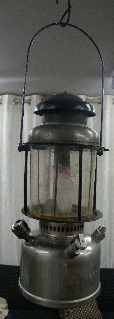 VINATE ORIGINAL GERMAN HASAG LANTERN SIGNED CROMED