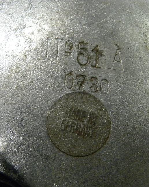 VINATE ORIGINAL GERMAN HASAG LANTERN SIGNED CROMED