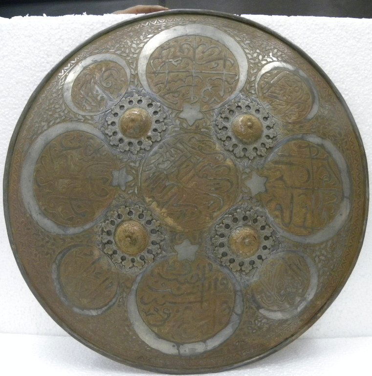 Rare Indo Persian Warrior Shield Late 20th.century