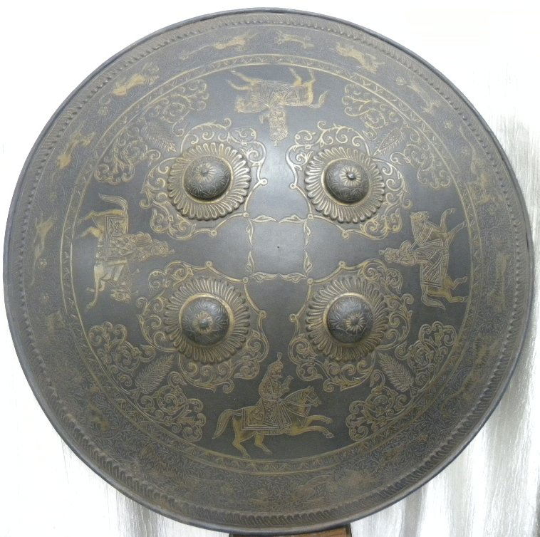 ANTIQUE INDIAN SIKH WARRIOR SHIELD 4 SIKH FIGS ON HORSE - Oct 21, 2017 ...