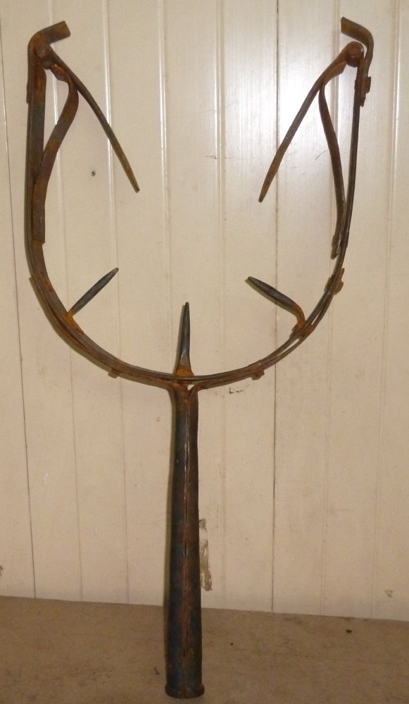 Rare Slave Catcher Steel Spikes Hand Made