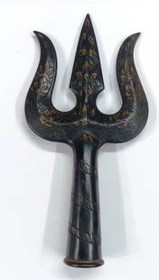 14" Shiva's Trishul (trident) In Brass