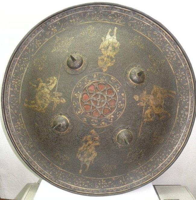 Buy Armour European Warrior Shield 4 Warrior On Horse Fig. Armour In ...