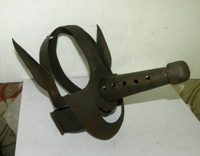 Old Mask Iron Torture Shame Humiliate Long Tongue