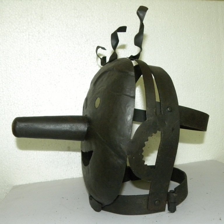 Medieval Museum Level Brank Scold Iron Mask Hand Forged Shame / Gift ...