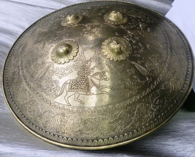 Buy Armour Sikh Warrior Shield 4 Sikh Warrior Onhorse Representing ...