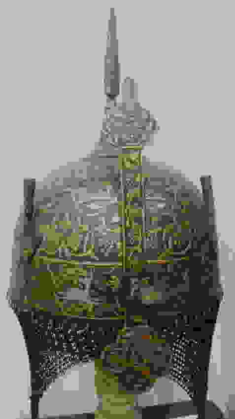 Armor Museum Level Persian Style Warrior Helmet Arabic Calligraphy ...