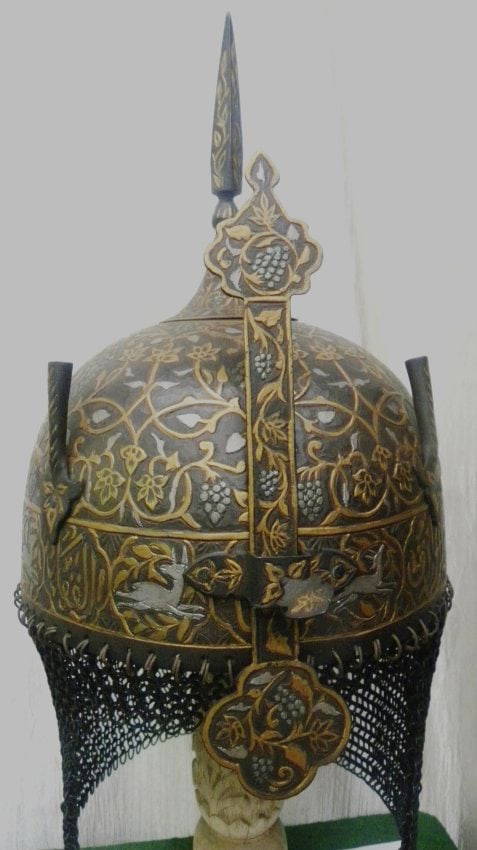 Armor Museum Level Persian Style Warrior Helmet Arabic Calligraphy ...
