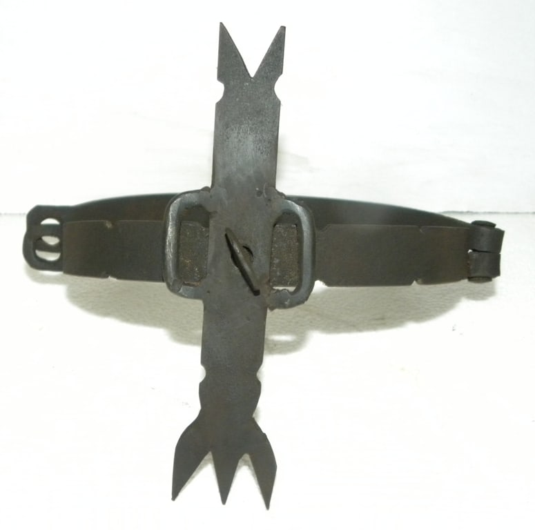 Medieval Torture Instrument Heretic Fork Hand Forged Steel Auction