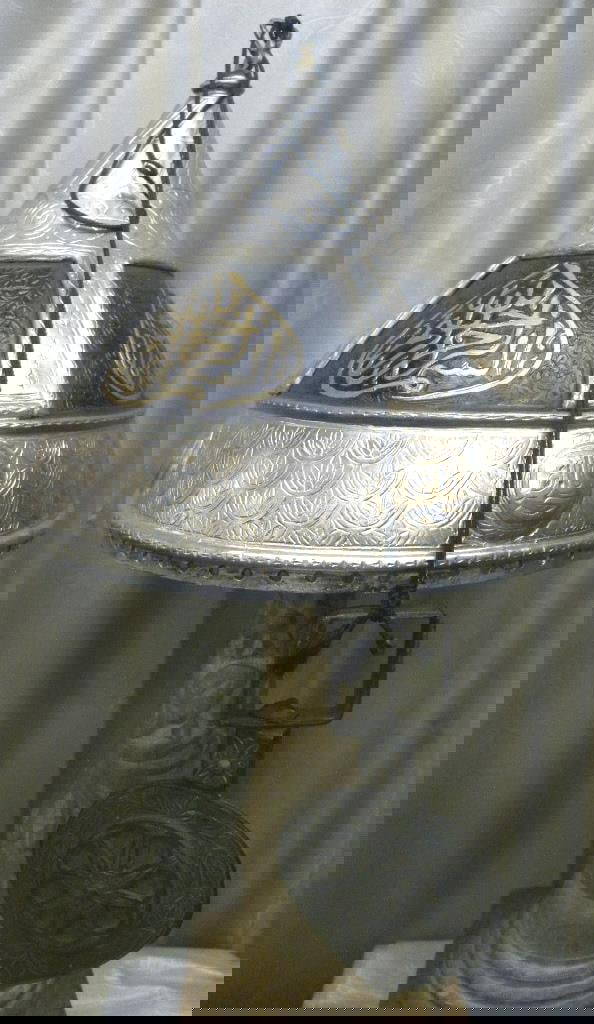 Armor Rare Persian Warrior Helmet Arabic Inscription Holy Annulet Auction