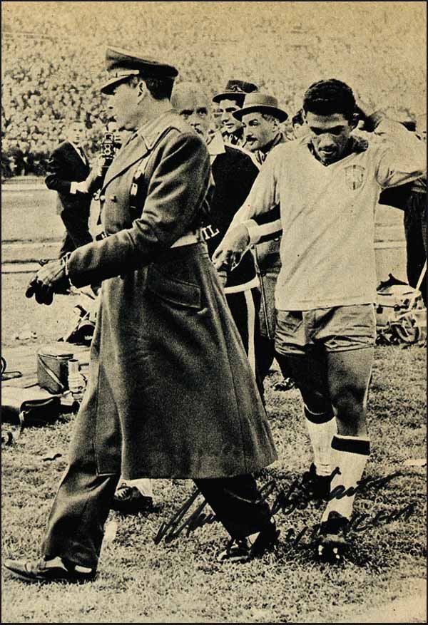 1737: Autograph Garrincha World Cup 1958+1962