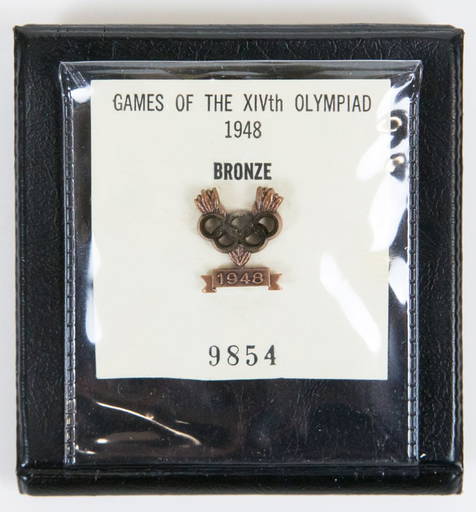 Olympic Games 1948. Ioc Bronze Medal Winner Pin Official Winner Pin Of ...