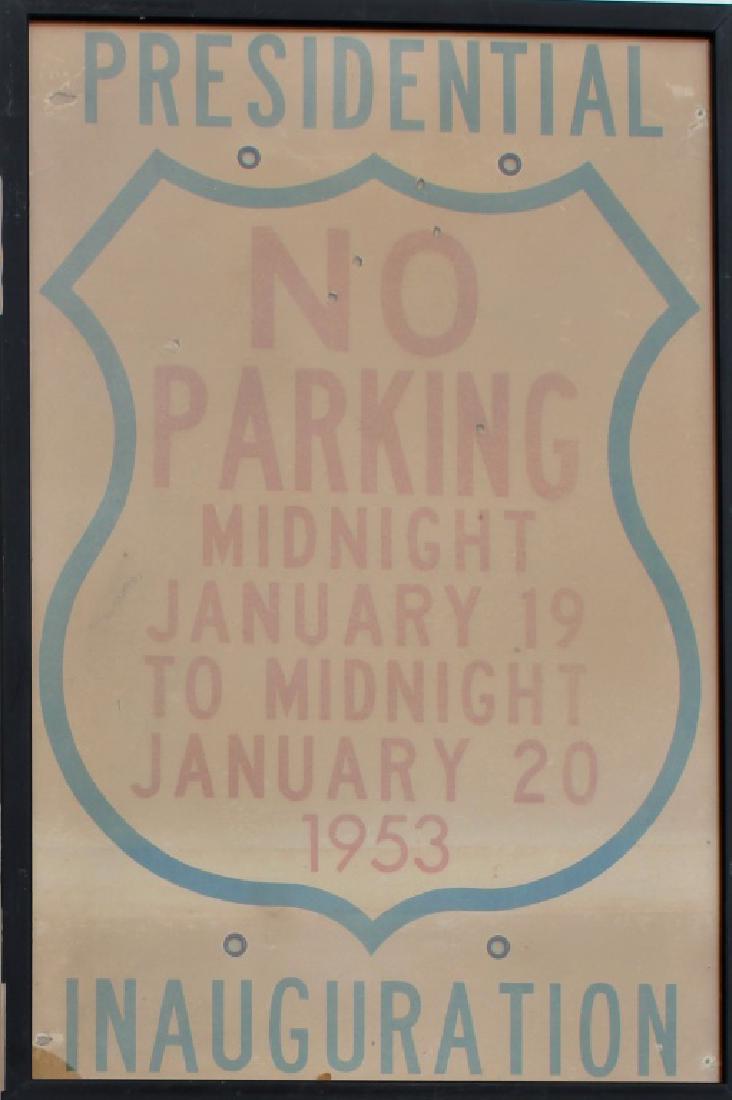 Presidential Parking Sign