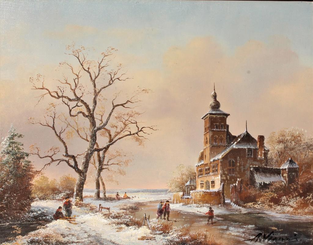 European winter scene - Feb 23, 2020 | Lotus International Auctions ...