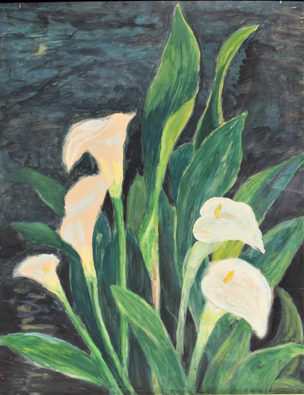 Frank Simon Herrmann (1866-1942) Calla Lilies - Jun 28, 2020 | Lotus ...