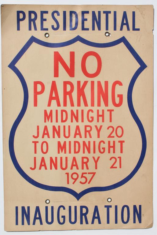 Presidential Parking Sign
