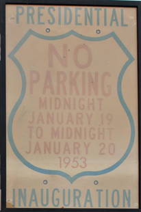 Presidential Parking Sign