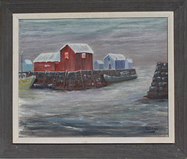 Motif Number 1, Note Mcm Frame" 16 X 20