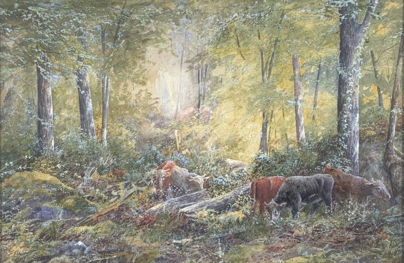 Aaron Allan Edson (1846-1888) R. C. A.. Paper statements on verso, Born ...