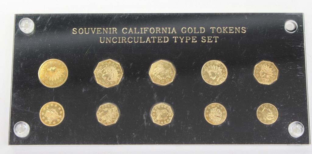 Souvenir California Gold Set ( Uncirculated Set)