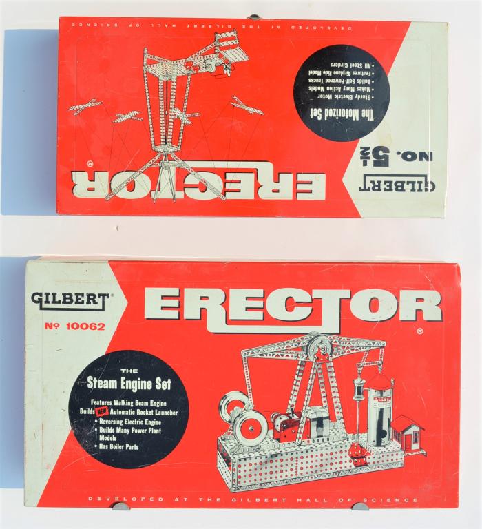 2 Erector Sets (extra Pieces) Auction
