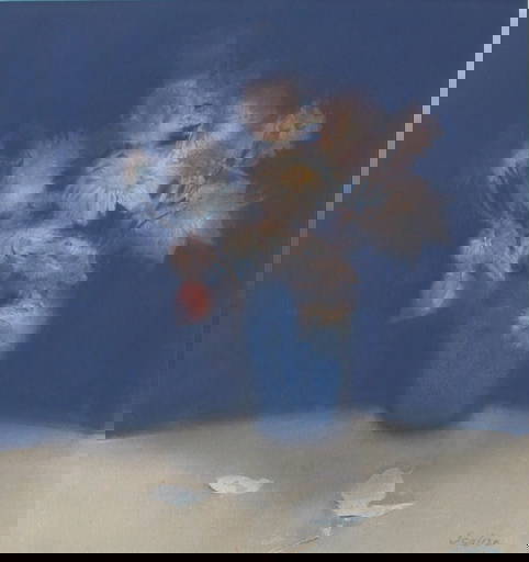 Nicholas Peter Scalise,floralscene,watercolor