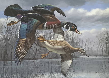 David Maas, Ken Carlson, Duck Stamp And Print