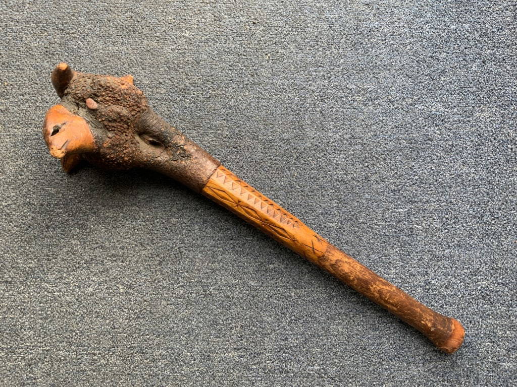 Native American War Club, Auction