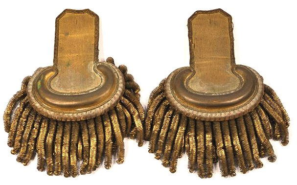 Fine Pair U.s. Civil War Brigadier General Epaulettes