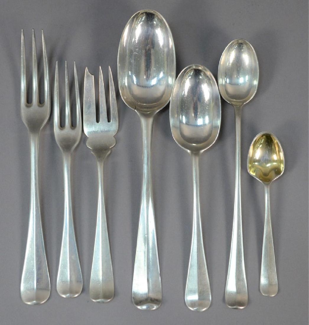 Peter Guille LTD silver flatware set to include 12