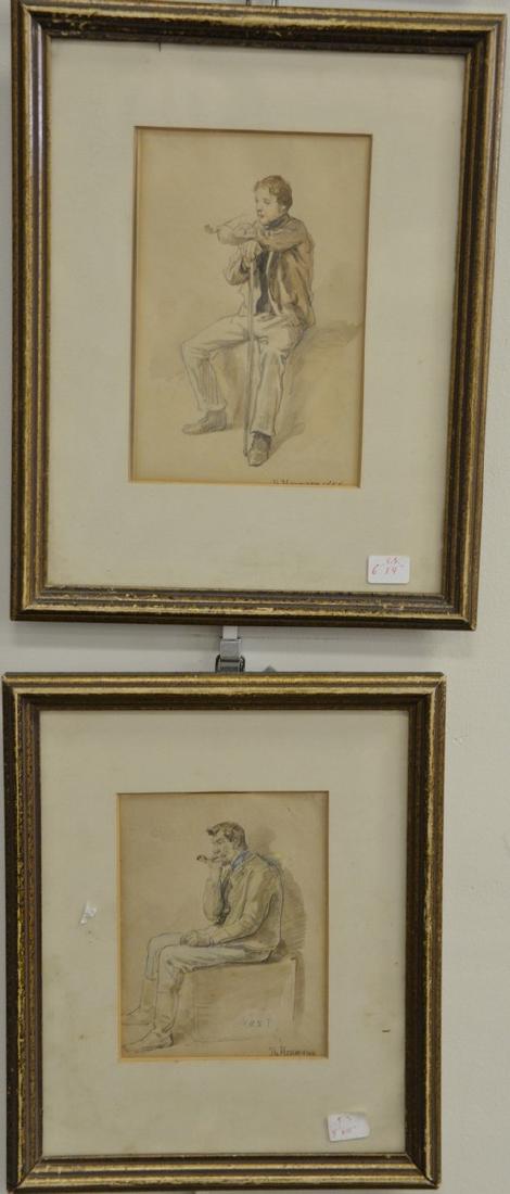 Set of six Theodor Hosemann (1807-1875)