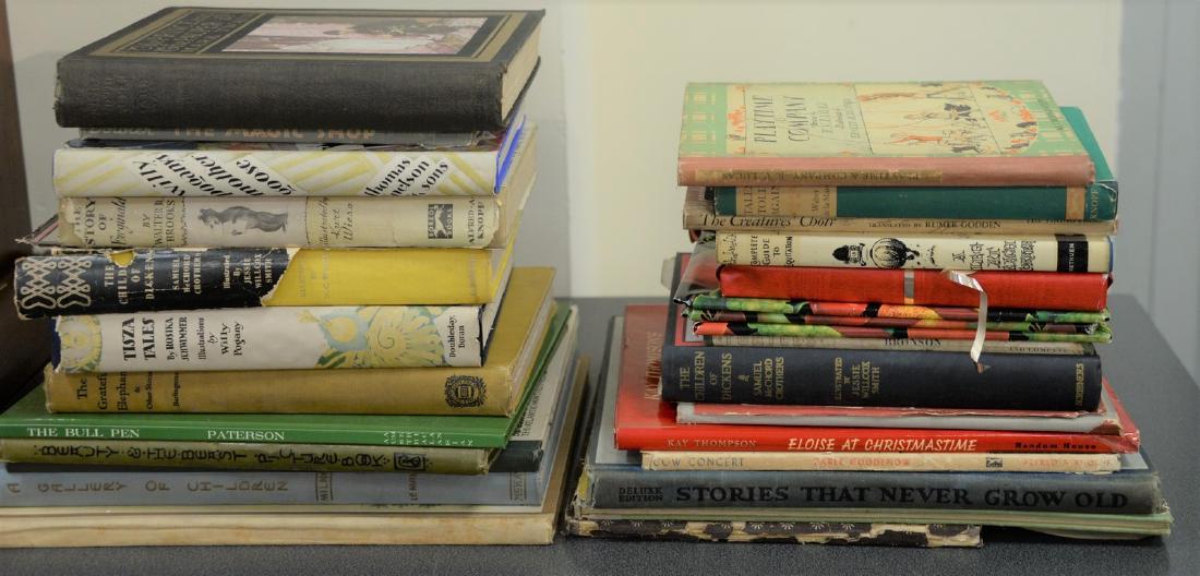Lot of thirty-one children's books from a collection of
