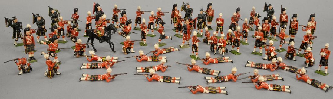 Approximately 70 Lead British Soldiers. Average Ht. 2