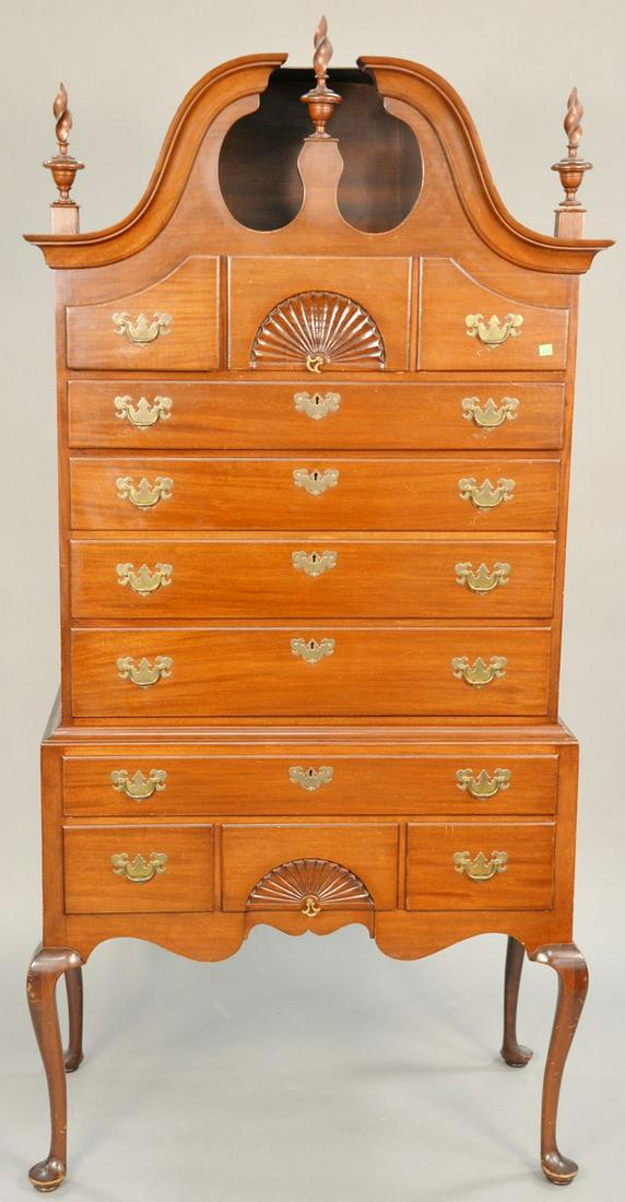 Mayflower Colonial custom mahogany bonnet top highboy - Nov 16, 2019 ...