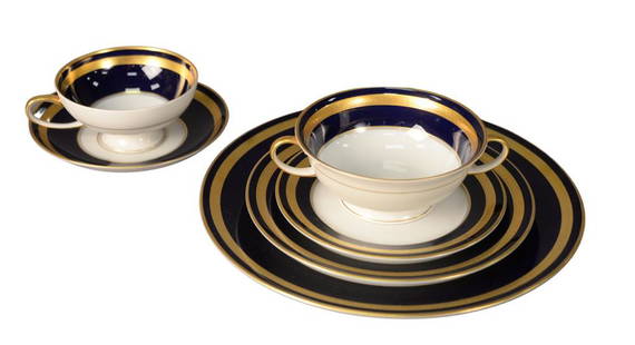 (12) Eminence Cobalt Blue Rosenthal Dinner Plates