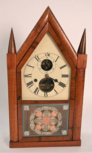 Silas Terry Balance Wheel Fuller Steeple Clock, with (#0292) on Oct 30 ...