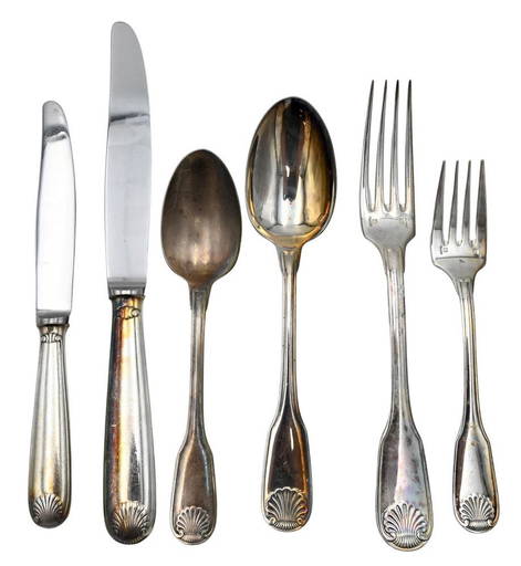 144 Piece Set of Christofle Silver Plated Flatware, - Nov 13, 2021 ...