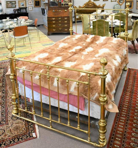 Full Size Brass Bed