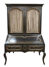 Bamboo desk with drop front - Sep 11, 2012 | Time & Again Auction ...