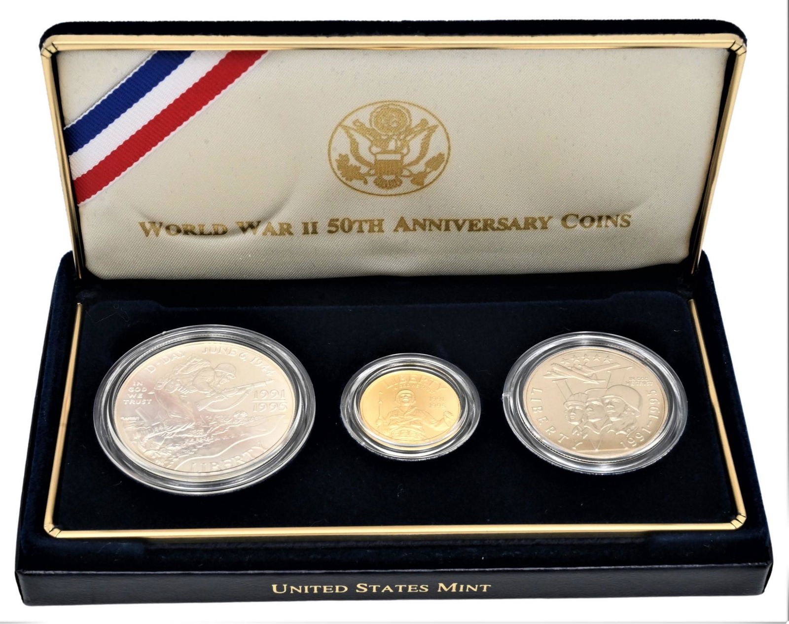 1991-1995 World War Two 50th Coin Set - Apr 08, 2023 | Nadeau's Auction ...