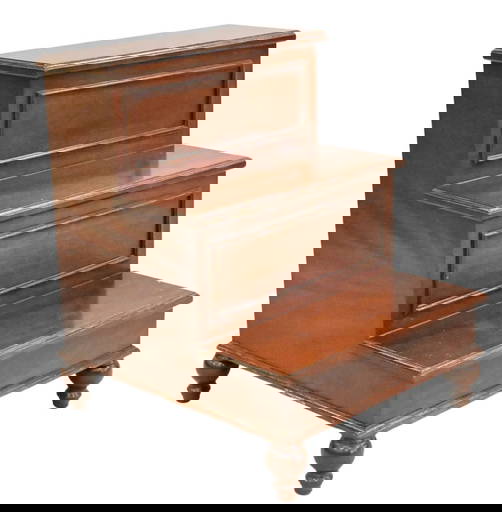 Mahogany Three Tier Step