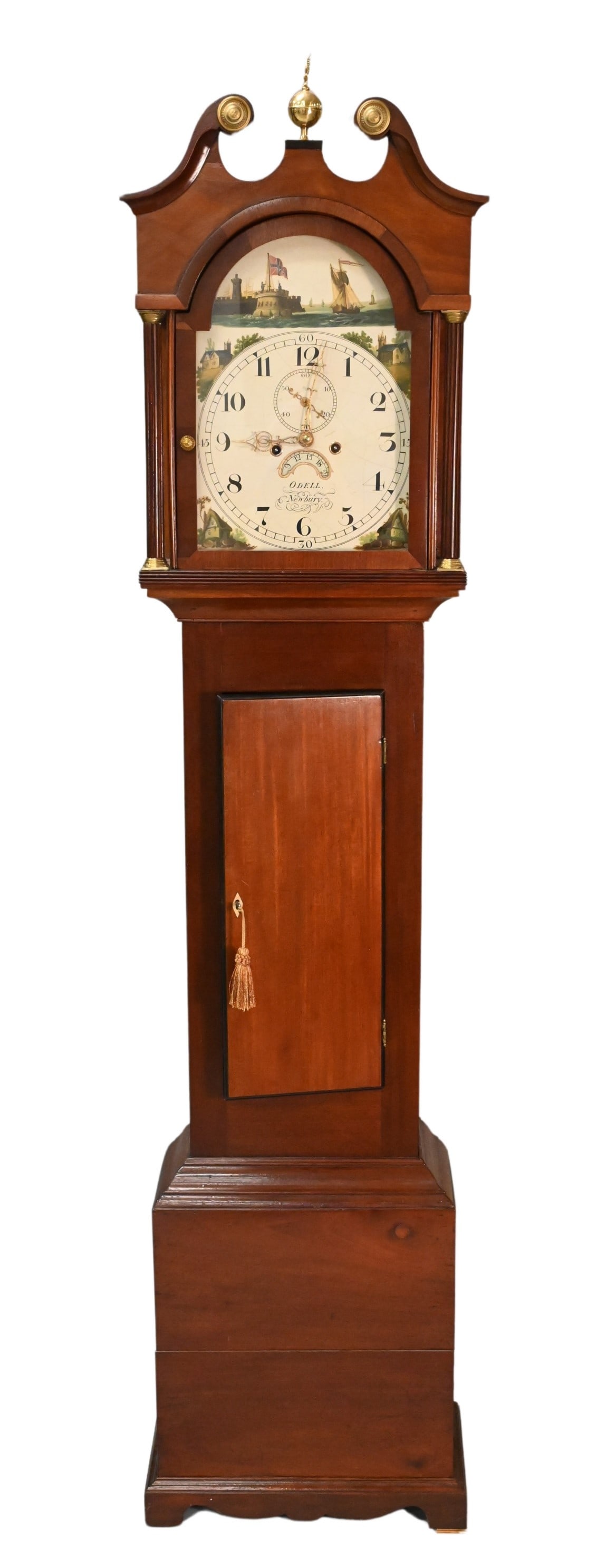 English Mahogany Tall Clock Auction