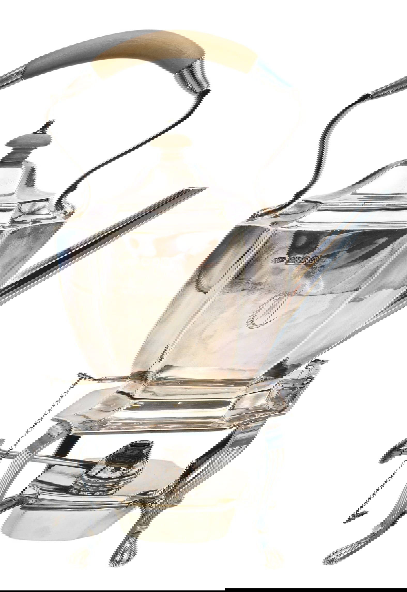 English Sterling Silver Tilting Pot On Stand Auction