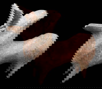 A Rye Pottery Stylised Bull