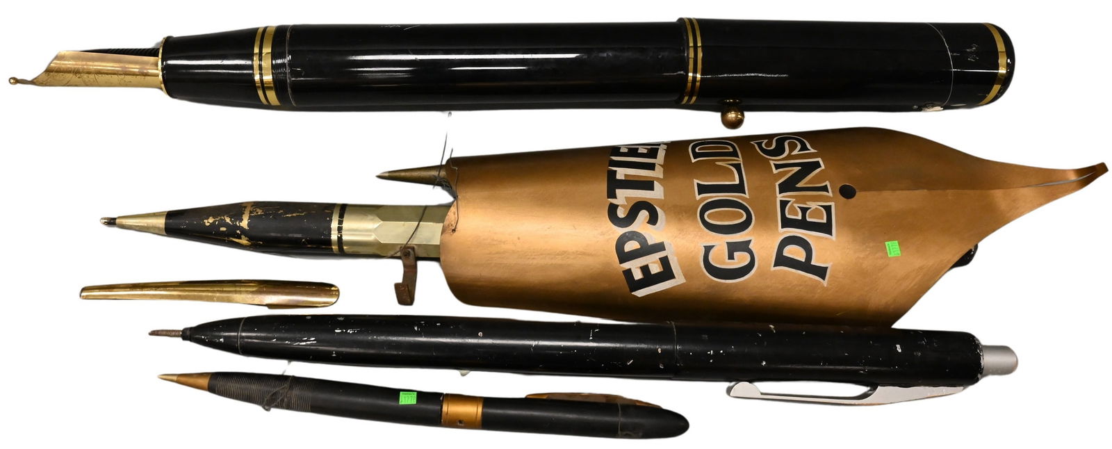 Group Of Six Pen And Lead Pencil Trade Signs Auction
