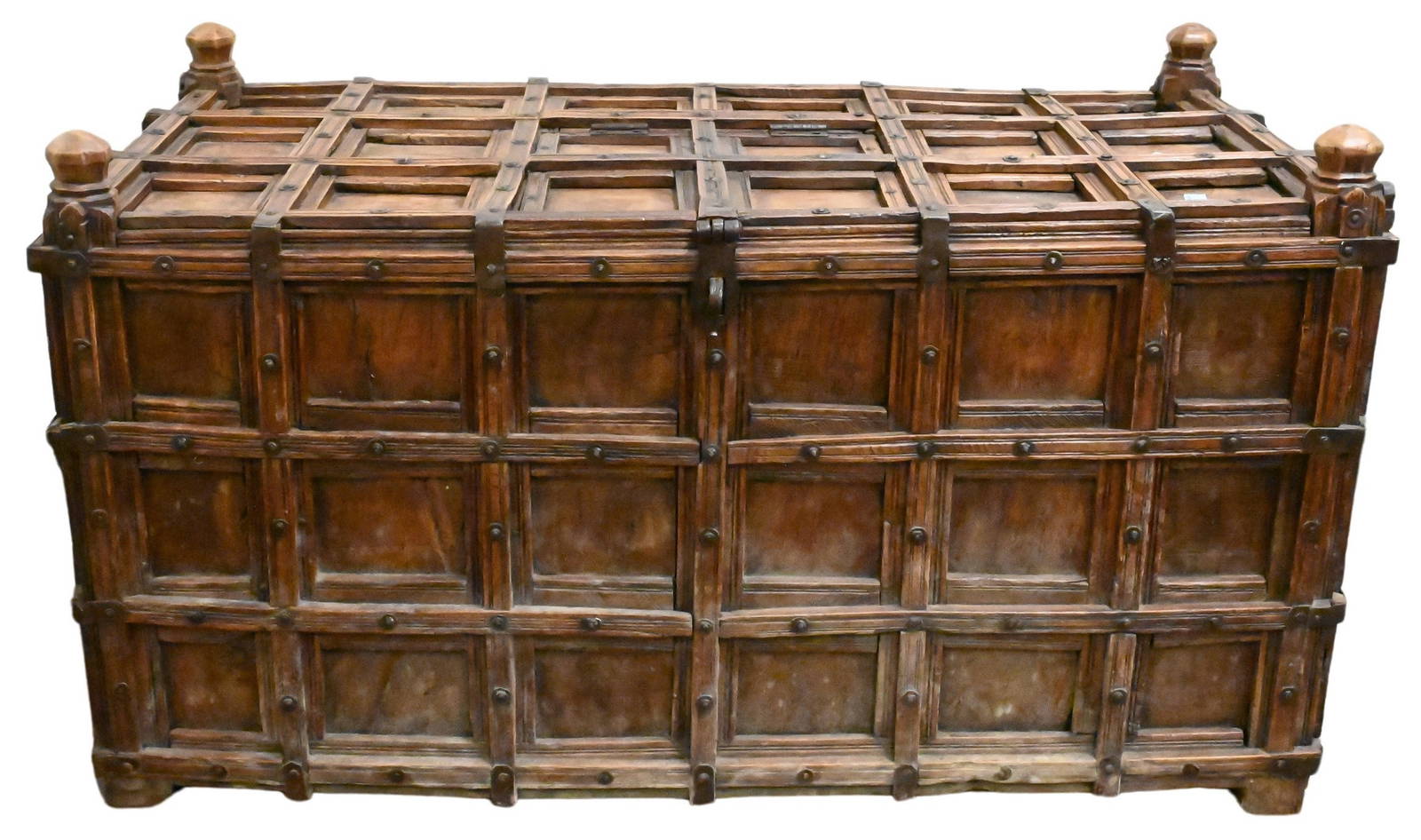 Continental Walnut Storage Chest Auction
