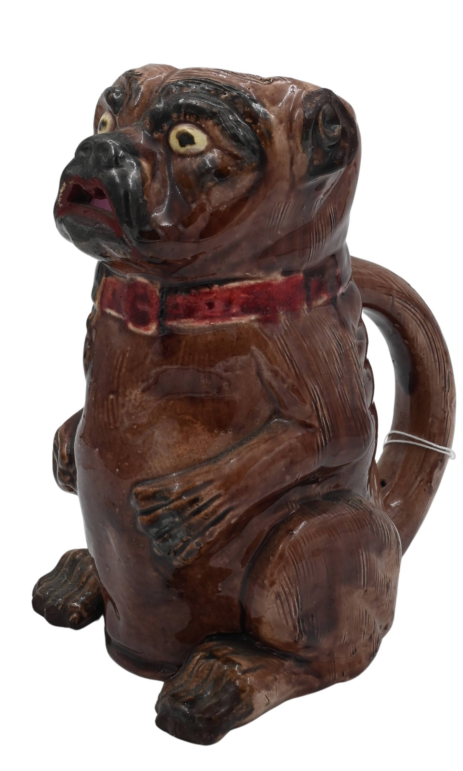Majolica Pug/bulldog Pitcher Auction