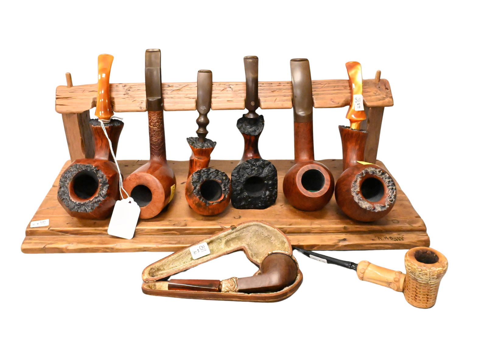 Group Of Assorted Pipes Auction