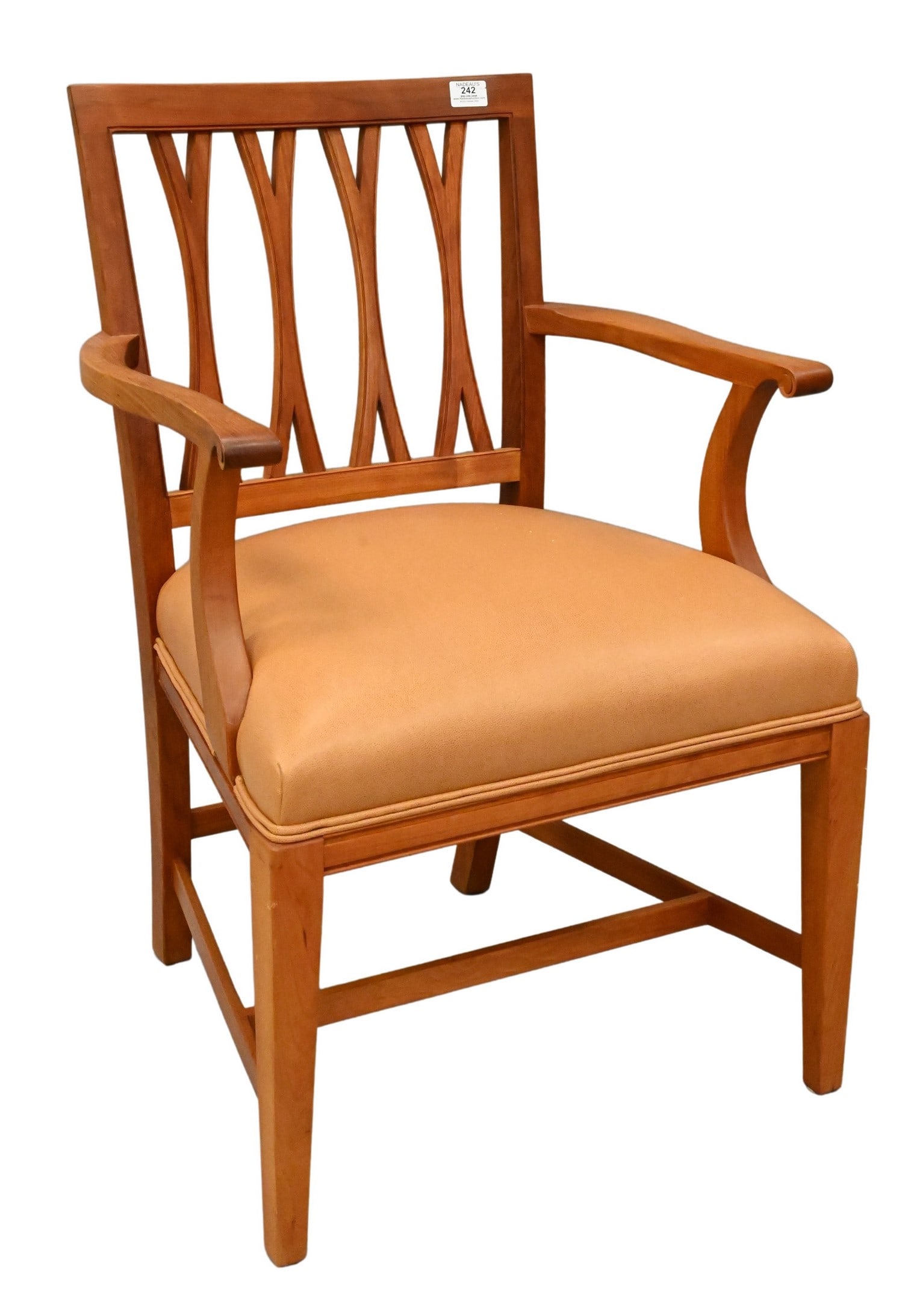 Thomas Shackleton Custom Cherry Armchair Auction