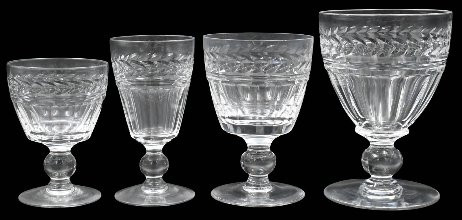 61 Piece Stuart England "arundel" Glassware Set Auction
